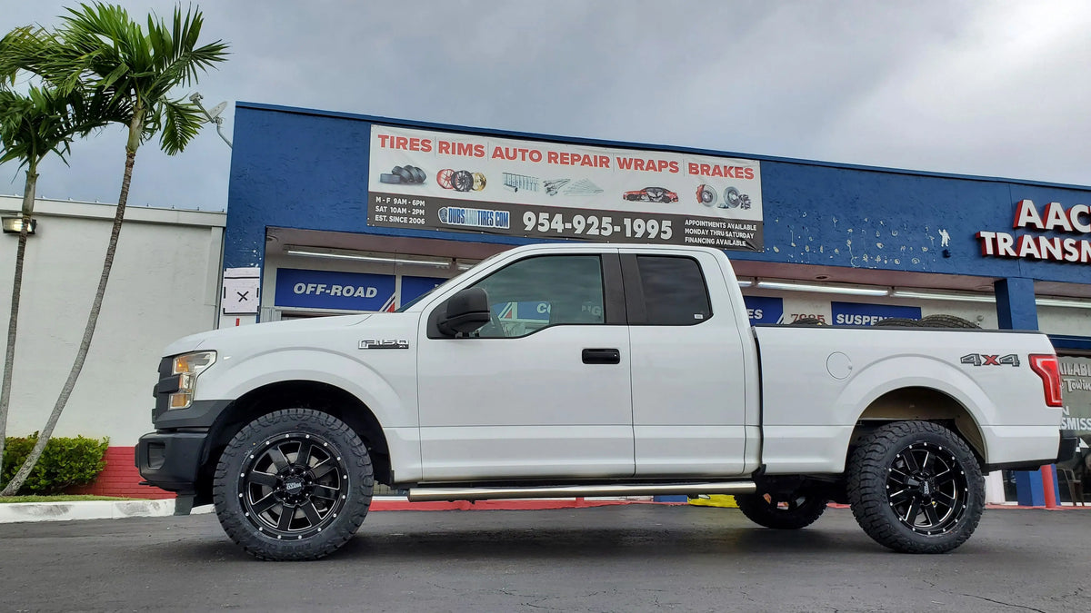 20" Moto Metal MO962 Black Milled Wheels RIMS 20x9 Ford F150 Wheels BP ...