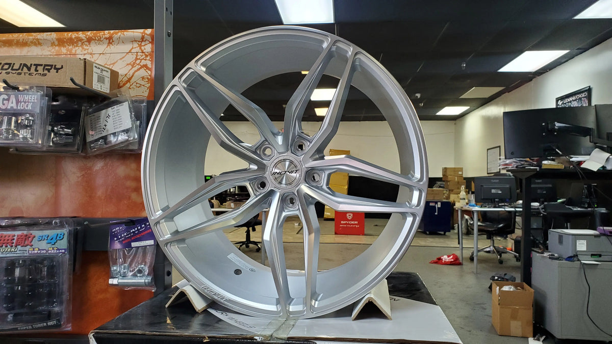 20 Inch 20x10 Inovit Vector Silver Machine Face Satin BP:5x114 ...