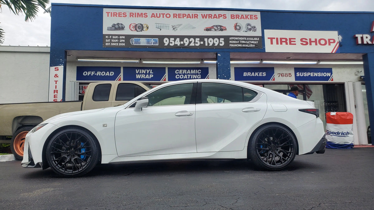 20 INCH 20X10 20x9 MRR GF5 Gloss Black RIM AND TIRE PACKAGE TIRE: 245 ...