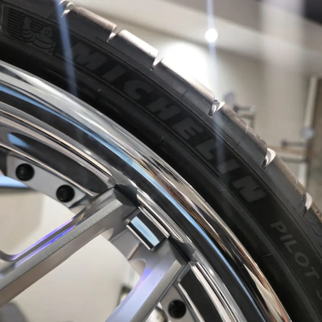 22 Inch Azad Wheels AZSLS1.0 Brushed Face Chrome Rims staggered 22x9 ...