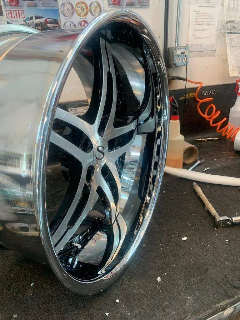 22" Inch Savini SV23P Custom Finish Wheels 22x9.5 Rims BMW I7 BP: 5x12 ...