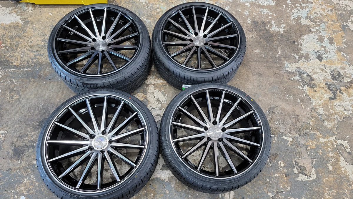 20 Inch Vossen VFS-2 RIMS AND TIRES PACKAGE NEW WHEELS Lexus, Bentley ...