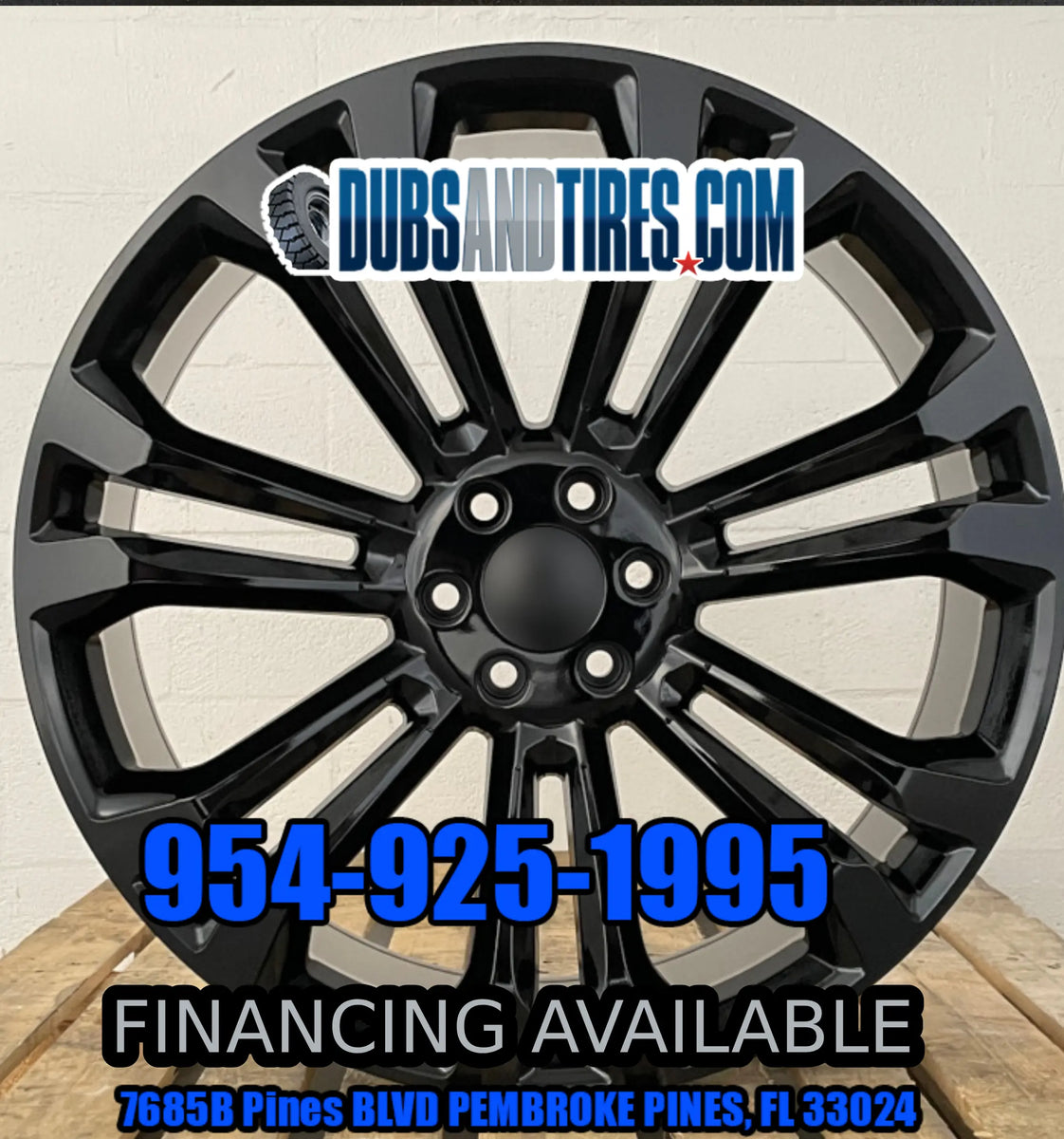 26" Inch Wheels for Chevy Silverado Gloss Black Wheels 26x9.5 Rims Wit ...