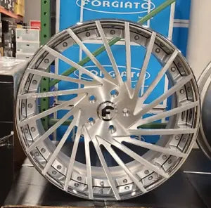 22" FORGIATO VENTOSO Chrome Wheels Staggered RIMS 22x9(Front) 22x10.5 ...