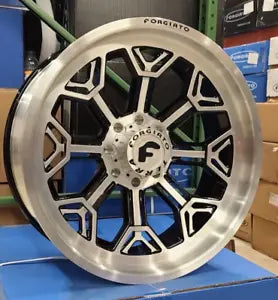 26" FORGIATO RIMS TXC103 Brushed 26x10CHROME WHEELS FORD 8X180 NEW CHE ...
