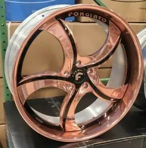 24" FORGIATO TARRSI RIMS 24x9.5 Rose Gold WHEELS 5x127 DODGE DURANGO J ...