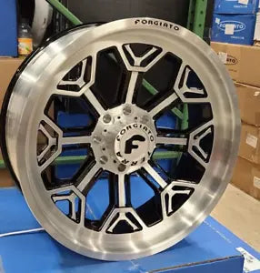 26" FORGIATO RIMS TXC103 Brushed 26x10CHROME WHEELS FORD 8X180 NEW CHE ...