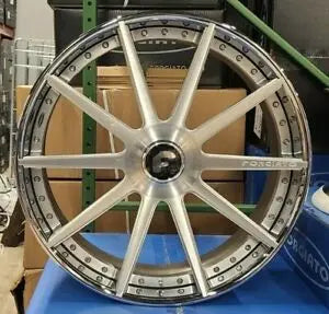 26" FORGIATO S2.06 ECL RIMS Brushed Chrome 26x10 (BIG CAP ...